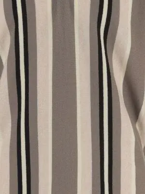 Guest In Residence Striped Cashmere Polo Shirt - Red