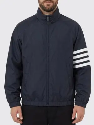 Thom Browne Nylon Windbreaker Jacket - Navy