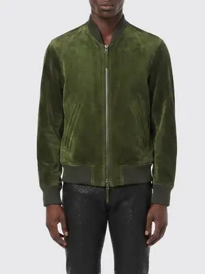 TOM FORD Suede Bomber Jacket - Green