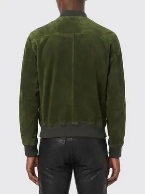 TOM FORD Suede Bomber Jacket - Green