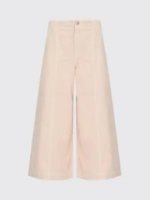 TWINSET Wide Leg Cotton Denim Jeans