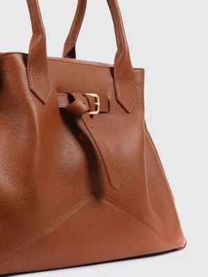 BALLANTYNE Grained Calf Leather Shoulder Bag - Earth