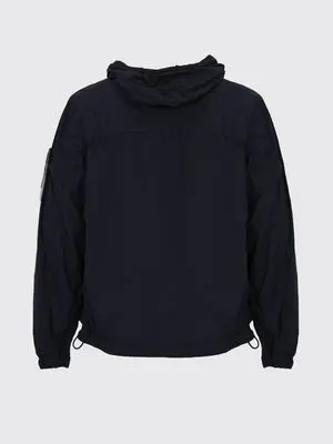 Stone Island Zip-up Hooded Jacket - Blue