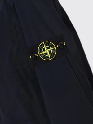 Stone Island Hooded Windbreaker - Blue