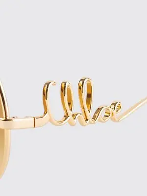 Chloé Metal Panthos Sunglasses - Gold