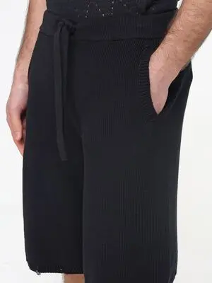 LANEUS Knitted Shorts With Drawstring