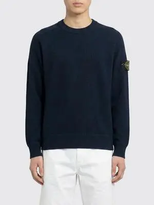 Stone Island Cotton Crew Neck Pullover - Blue
