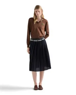 Prada Silk Polo Shirt