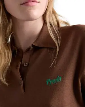 Prada Silk Polo Shirt