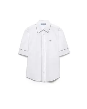 Prada Short-sleeved Poplin Shirt