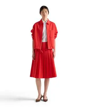 Prada Short-sleeved Poplin Shirt