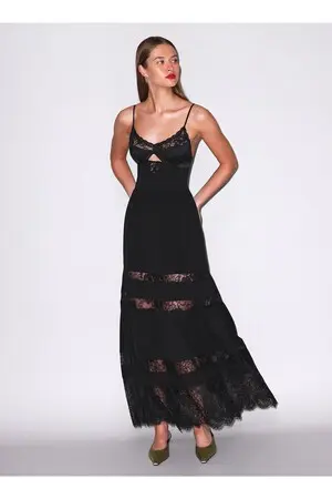 FLEUR DU MAL Adeline Dress - Black