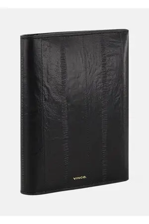 Vince Eel Leather Passport Case