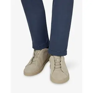 Boggi Milano Essence Suede Trainers - Sand