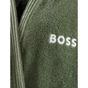 BOSS Edge Hooded Cotton Bathrobe - Lichen