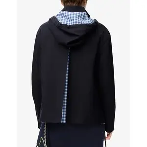 Loewe Hooded Cotton-blend Parka Coat