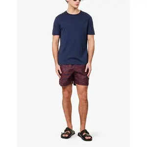 Derek Rose Rose Print Swim Shorts