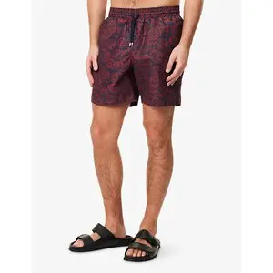 Derek Rose Rose Print Swim Shorts