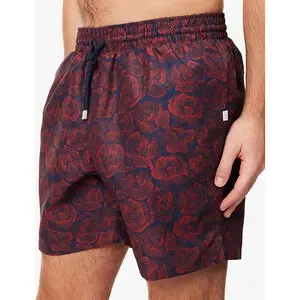 Derek Rose Rose Print Swim Shorts