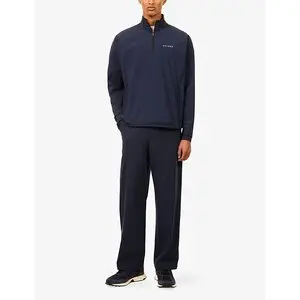 MALBON Coolcore Straight-leg Stretch-woven Trousers - Navy