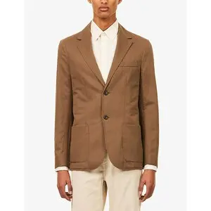 Sunspel Cotton And Linen-blend Blazer