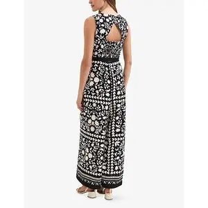 PHASE EIGHT Cyra Floral-print Woven Jumpsuit