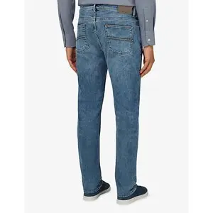 Boggi Milano Regular Straight-leg Stretch-denim Jeans - Medium Blue