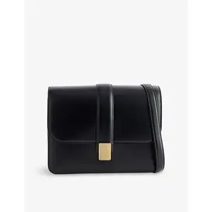 Khaite Blake Leather Cross-body Bag - Black