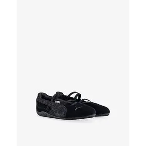PUMA Speedcat Ballet Suede Trainers - Python Puma Black