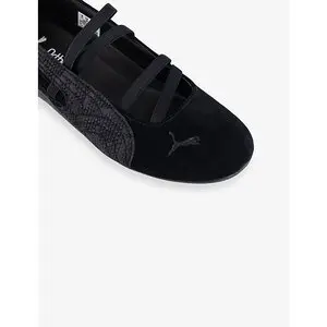 PUMA Speedcat Ballet Suede Trainers - Python Puma Black