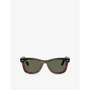 Ray-ban Wayfarer Rectangle-frame Sunglasses - Black