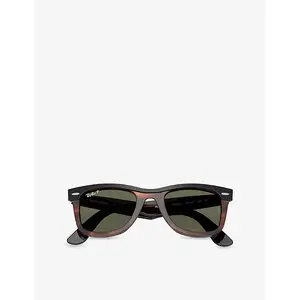 Ray-ban Wayfarer Rectangle-frame Sunglasses - Black