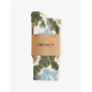 Carhartt Work In Progress Cusco Cotton-blend Socks - Leather / Tourmaline Ds