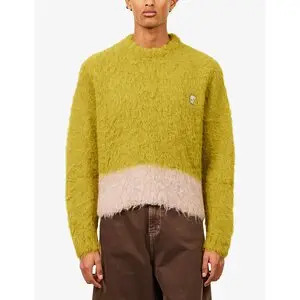 BRAIN DEAD Alpaca-blend Jumper - Lime