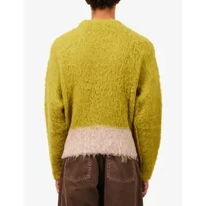 BRAIN DEAD Alpaca-blend Jumper - Lime
