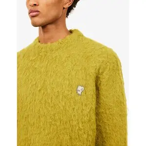 BRAIN DEAD Alpaca-blend Jumper - Lime