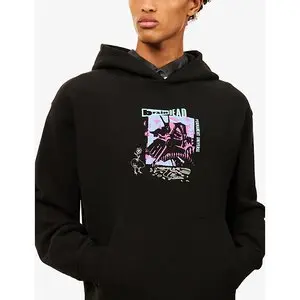 BRAIN DEAD Graphic-print Cotton Hoody