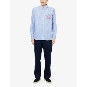 THAMES P.g. Stripe Cotton Shirt
