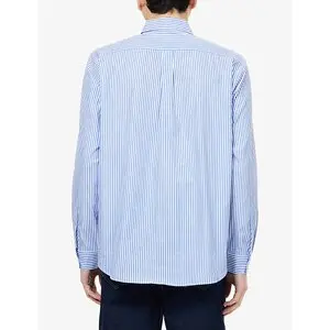 THAMES P.g. Stripe Cotton Shirt