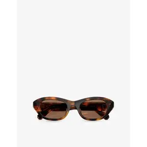 SWAROVSKI Cat-eye Acetate Sunglasses - Brown