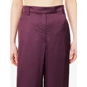 Dries Van Noten Penn Wide-leg Satin Trousers - Auber