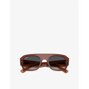 Ray-ban Acetate Aviator Sunglasses - Brown