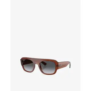 Ray-ban Acetate Aviator Sunglasses - Brown