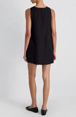 French Connection Copper Sleeveless Shift Minidress - Black