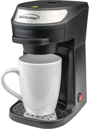 BRENTWOOD Single Cup Coffee Maker - Black
