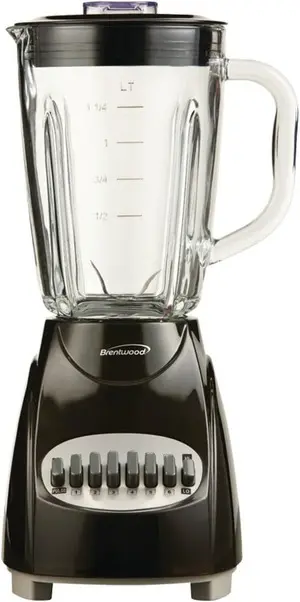 BRENTWOOD 12 Speed Blender With Glass Jar - Black