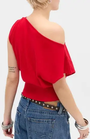BDG URBAN OUTFITTERS Knit Crop Top - Red