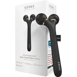 GESKE Smartappguided Sonic Facial Roller | 4 In 1 - Gray