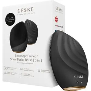 GESKE Smartappguided Sonic Facial Brush | 5 In 1 - Gray