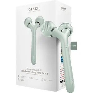 GESKE Smartappguided Sonic Facial & Body Roller | 4 In 1 - Green